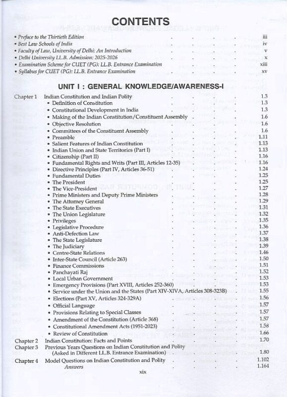 Singhal's SS Guide for LLB Exam NTA - CUET Entrance (PG) General Paper ...