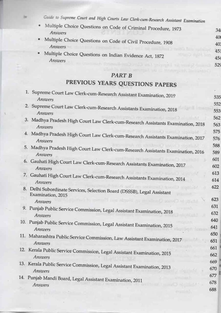 Singhal's Guide to Supreme Court and High Courts (Law Clerk cum ...