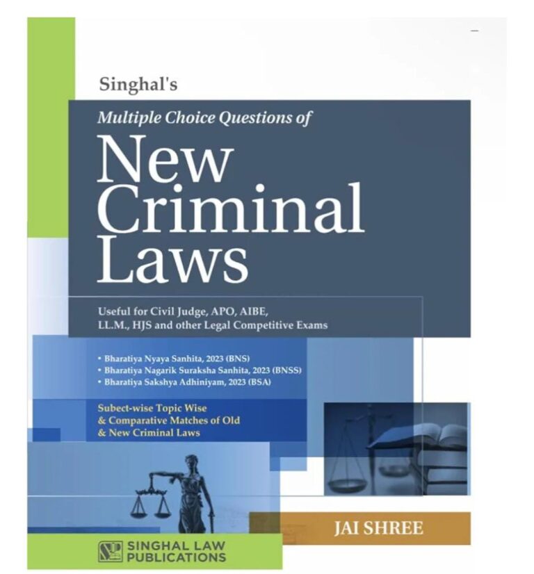 Singhal Multiple Choice Question of New Criminal Laws - Singhal Law ...